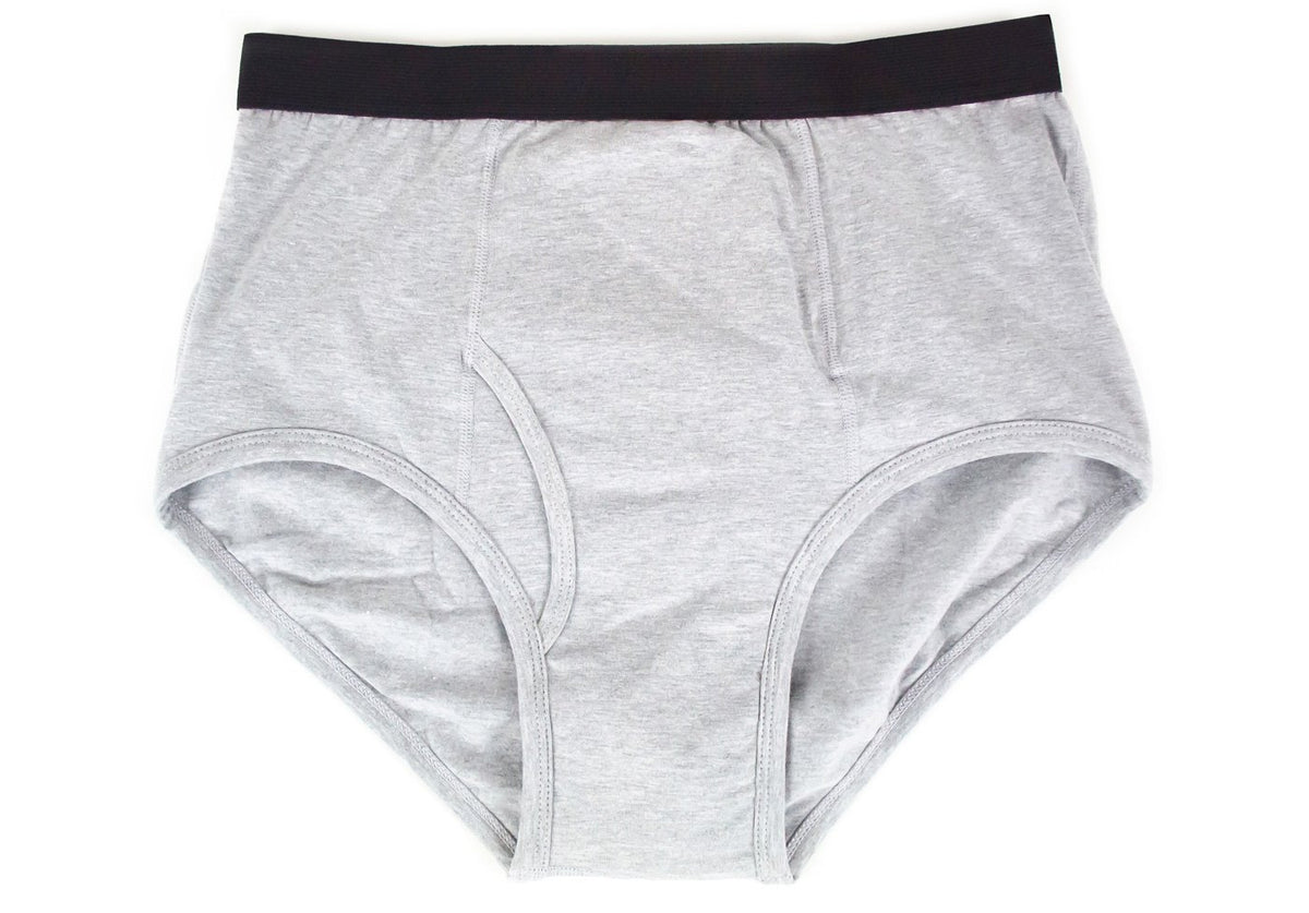 MEN'S CLASSIC BRIEF - GREY – Ostomysecrets®